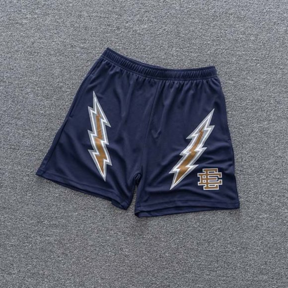 Eric Emanuel | Shorts | Eric Emanuel Logo Lightning Print Casual Shorts ...